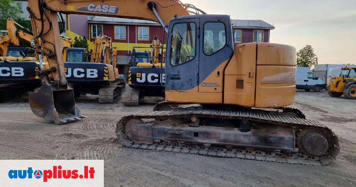 Case CX225 SR, ekskavatoriai 2006 m., | A23772567