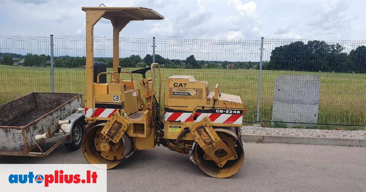 Caterpillar CB-224B, vibro technika 1997 m., | A23838241