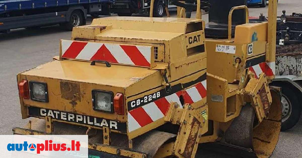 Caterpillar CB-224B, vibro technika 1997 m., | A23838241