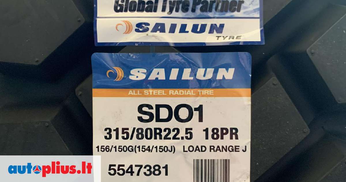 Sailun SDO1, universalios 315/80 R22,5 | A23841287