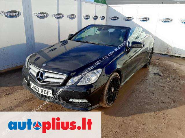 Mercedes-Benz E350 A207 cabrio amg paketas rida 82k myliu variklio ...