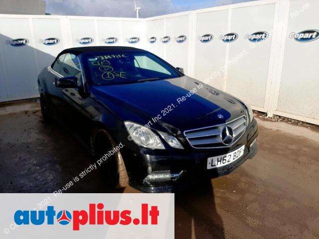 Mercedes-Benz E350 A207 cabrio amg paketas rida 82k myliu variklio ...