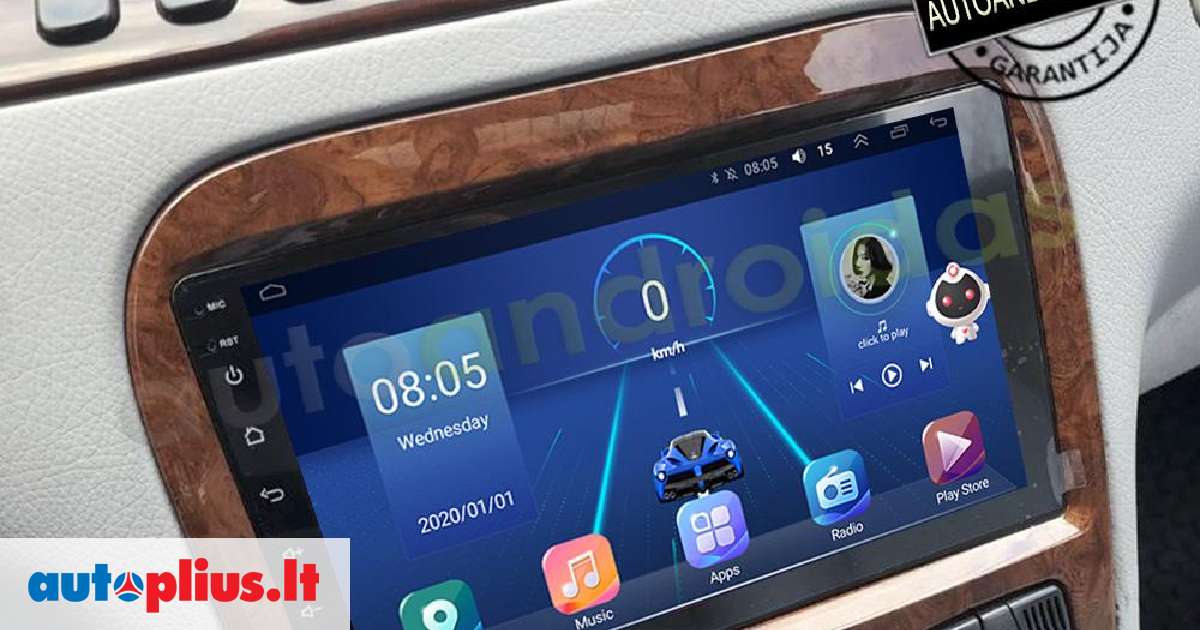Mercedes-Benz MERCEDES S W220 1998-05 Android multimedija navigacija ...