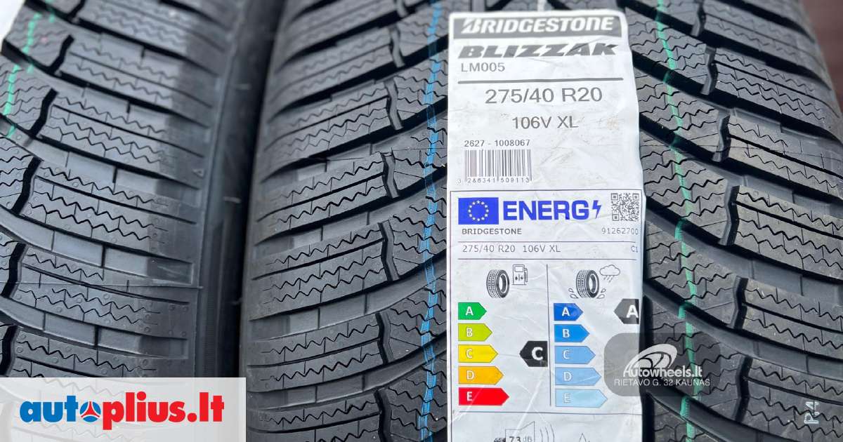 Bridgestone Blizzak LM005, žieminės 275/40 R20 | A24174587