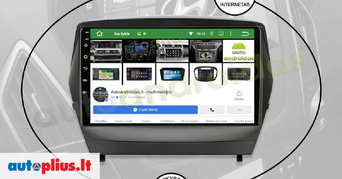 Hyundai HYUNDAI IX35 TUSCON 2 2009-15 Android multimedija navigacija automagnetola, multimedija ...