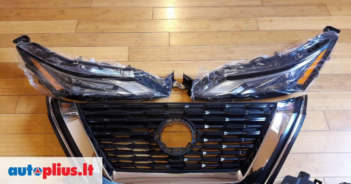 Nissan Rogue Zibintai halogenais dienos sviesa groteles apdailos 2022 ...