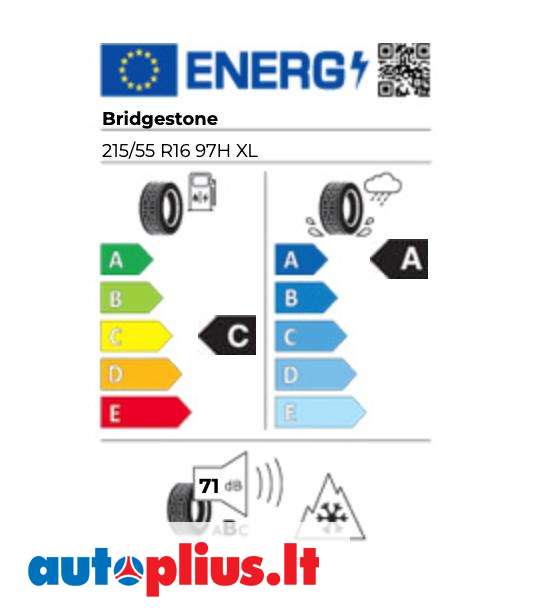 Bridgestone Blizzak LM005, žieminės 215/55 R16 | A24321756