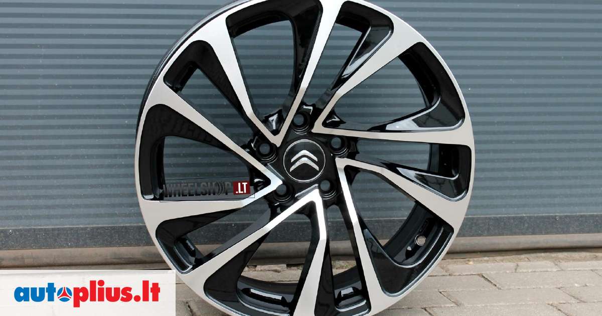 Citroen EU-E1011 Style Black Polished, lengvojo lydinio, R17 | A24357974