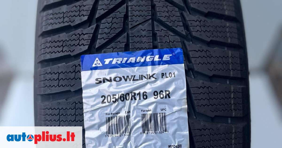 Triangle PL01;AKCIJA - NEMOKAMAS SIUNTI, žieminės 205/60 R16 | A21397515