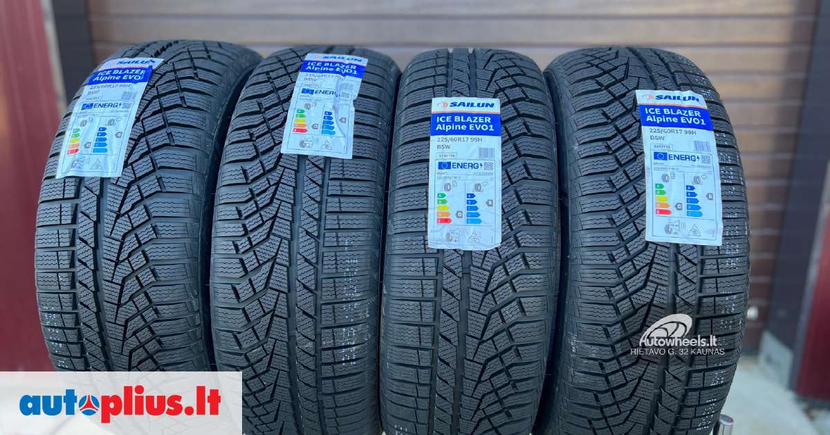 Sailun Ice Blazer Alpine EVO1, žieminės 225/60 R17 | A24789399