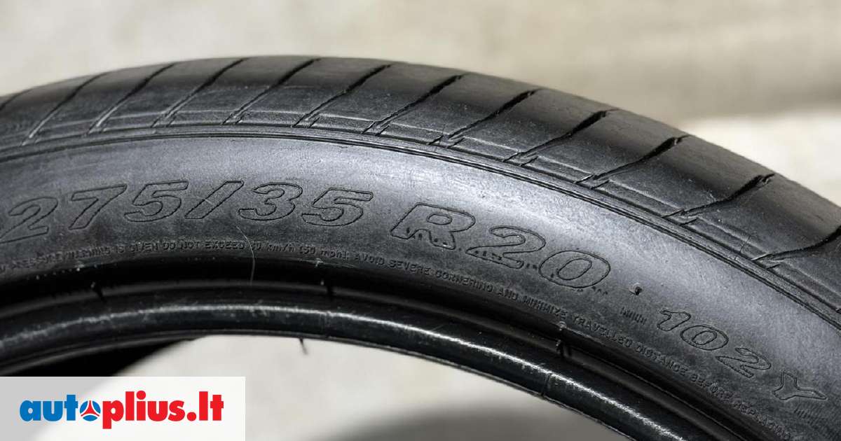 Pirelli P ZERO | RUN FLAT, vasarinės 275/35 R20 | A25053273