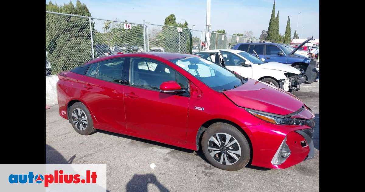 Toyota Prius Prime dalimis. Dalimis kuriasi ir vaziuoja maza rida 2019 ...