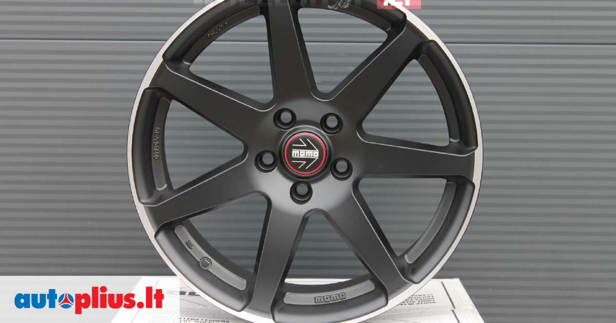 Momo Seven Matt Black, lengvojo lydinio, R18 | A25171293