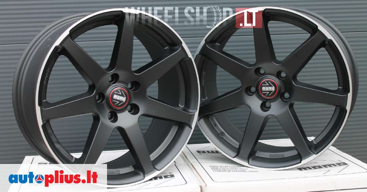 Momo Seven Matt Black, lengvojo lydinio, R18 | A25171293