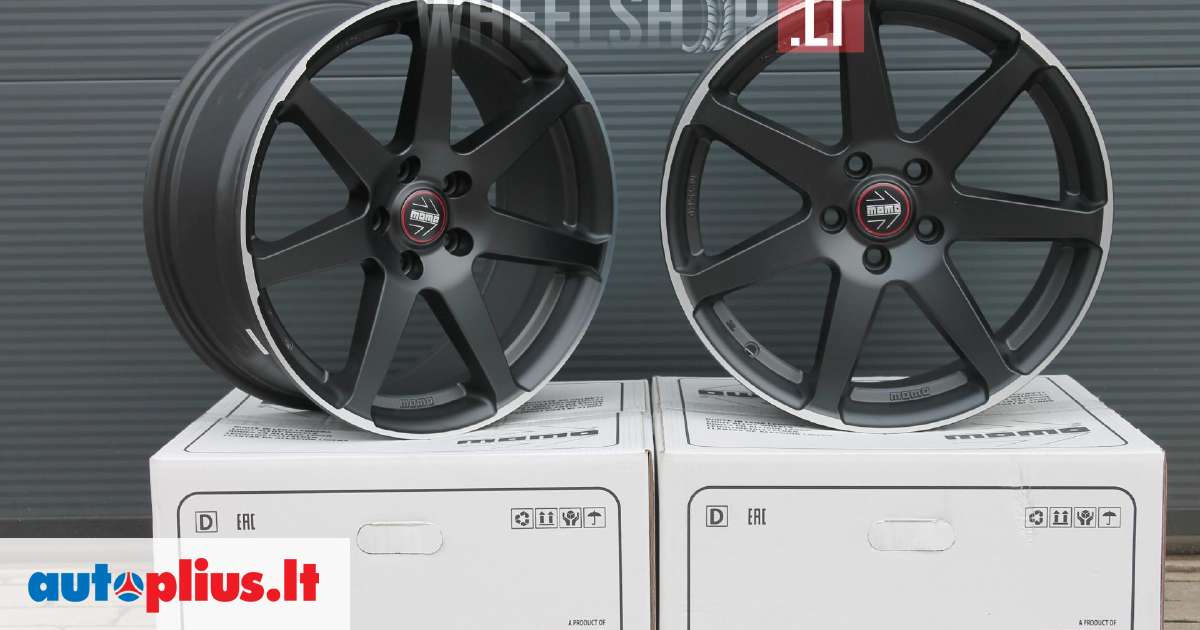 Momo Seven Black matt, lengvojo lydinio, R18 | A25171421