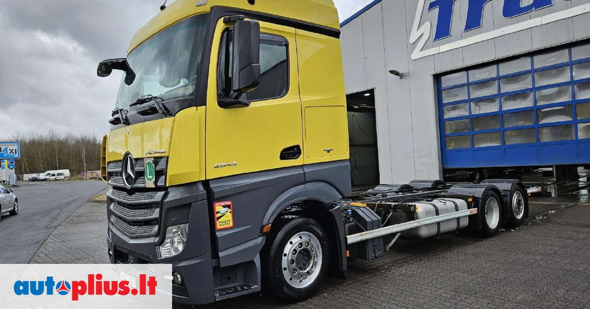 Mercedes-Benz Actros 2543, važiuoklės 2016 m., | A25191909