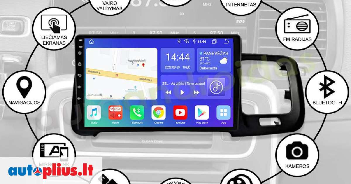 Volvo VOLVO S60 V60 2008-18 Android multimedija navigacija ...