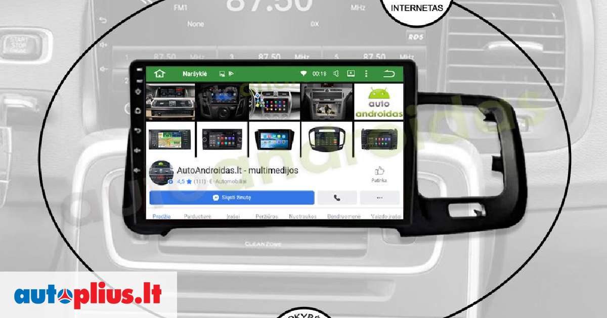 Volvo VOLVO S60 V60 2008-18 Android multimedija navigacija ...