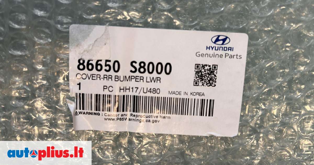 Hyundai Palisade, 86650-S8000, Naujas originalus bamperis hyundai ...
