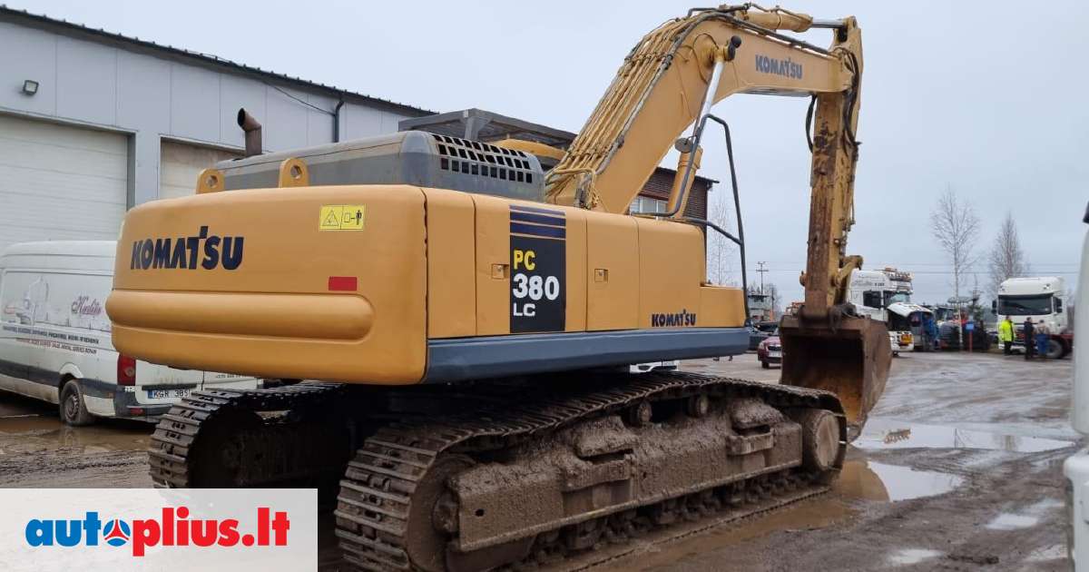 Komatsu PC 380 LC-6, ekskavatoriai 2002 m., | A25256067