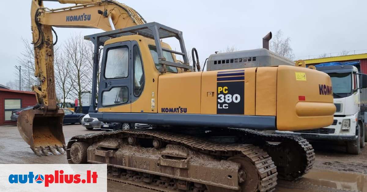 Komatsu PC 380 LC-6, ekskavatoriai 2002 m., | A25256067