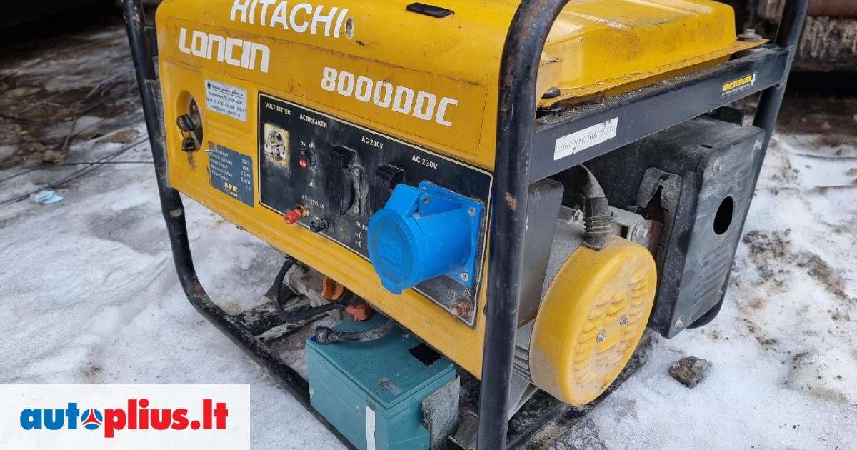 Hitachi Loncin 8000ddc, elektros generatoriai 2020 m., | A25328805
