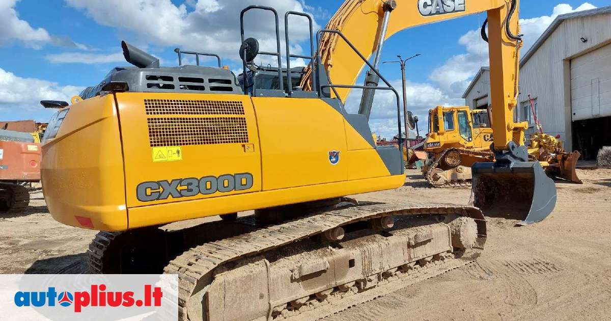 Case CX 300D, ekskavatoriai 2018 m., | A25363243