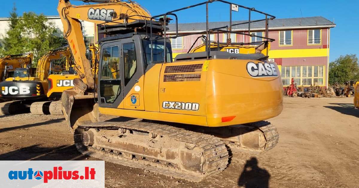Case CX210 D, ekskavatoriai 2017 m., | A25364359
