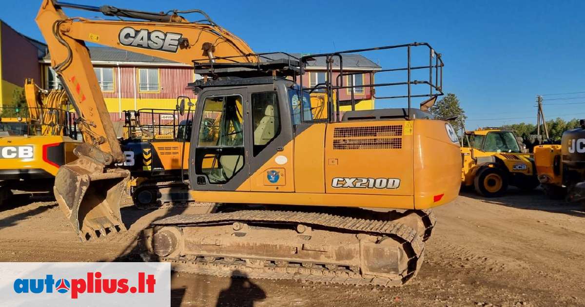 Case CX210 D, ekskavatoriai 2017 m., | A25364359