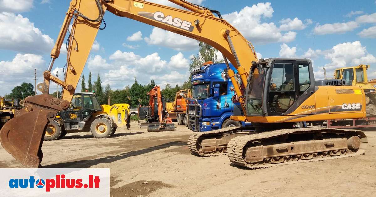 Case CX240 B, ekskavatoriai 2009 m., | A25364927