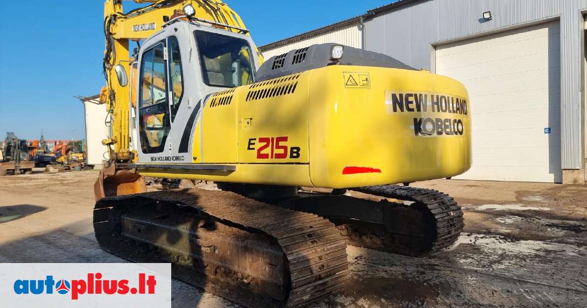 New Holland E215 B, ekskavatoriai 2010 m., | A25374321
