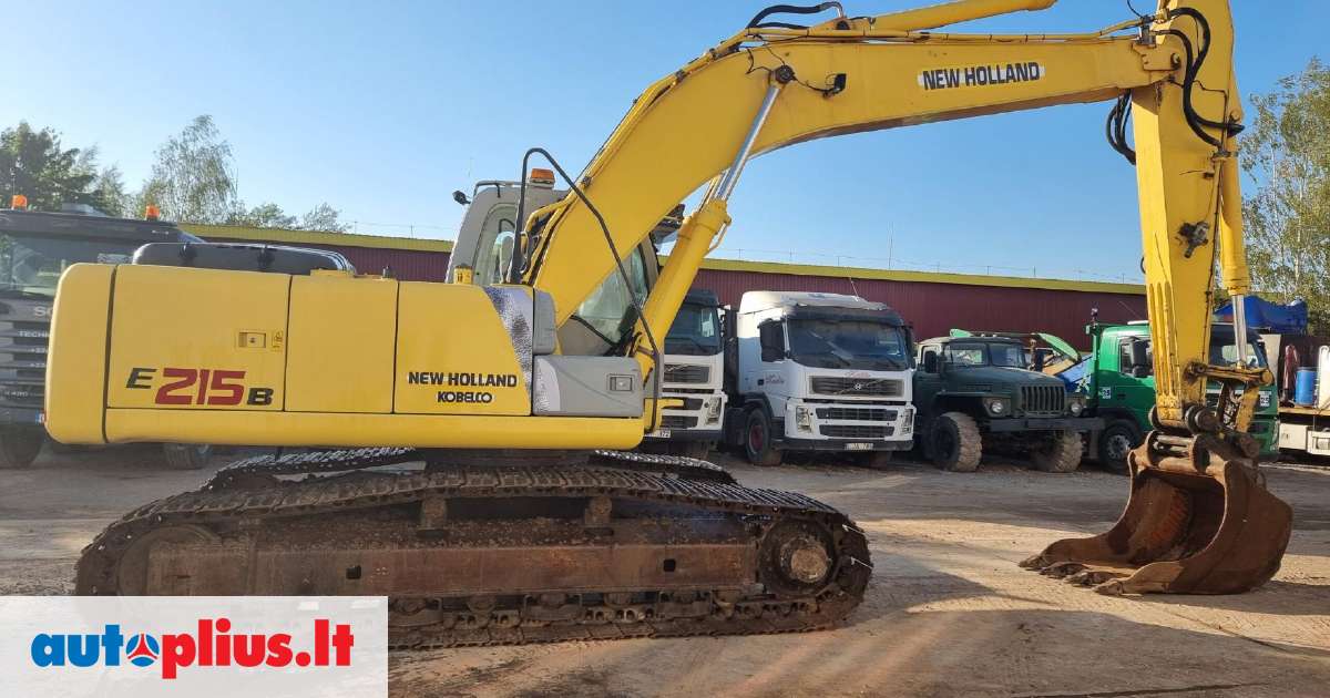 New Holland E215 B, ekskavatoriai 2010 m., | A25374321