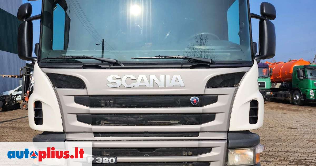 Scania P320 NORBA + HIAB 122 E-3 HIPR, šiukšliavežiai 2013-10 m ...