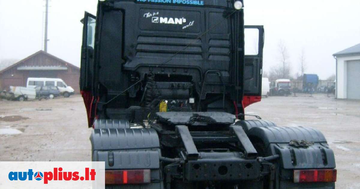 MAN TGA 6X2 D2876 LF11/4V, vilkikai 2000 m., | A4364726