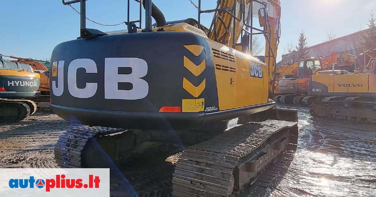 JCB JS220LC Plus, ekskavatoriai 2017 m., | A25399339
