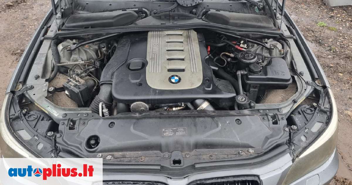 BMW 530 Variklis 306d2 spalvos kodas silbergrau metallic a08 2004 m ...