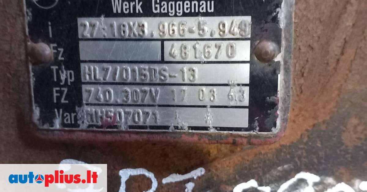 Mercedes-Benz SK2634 rear axle HL7, sunkvežimiai | A25659003