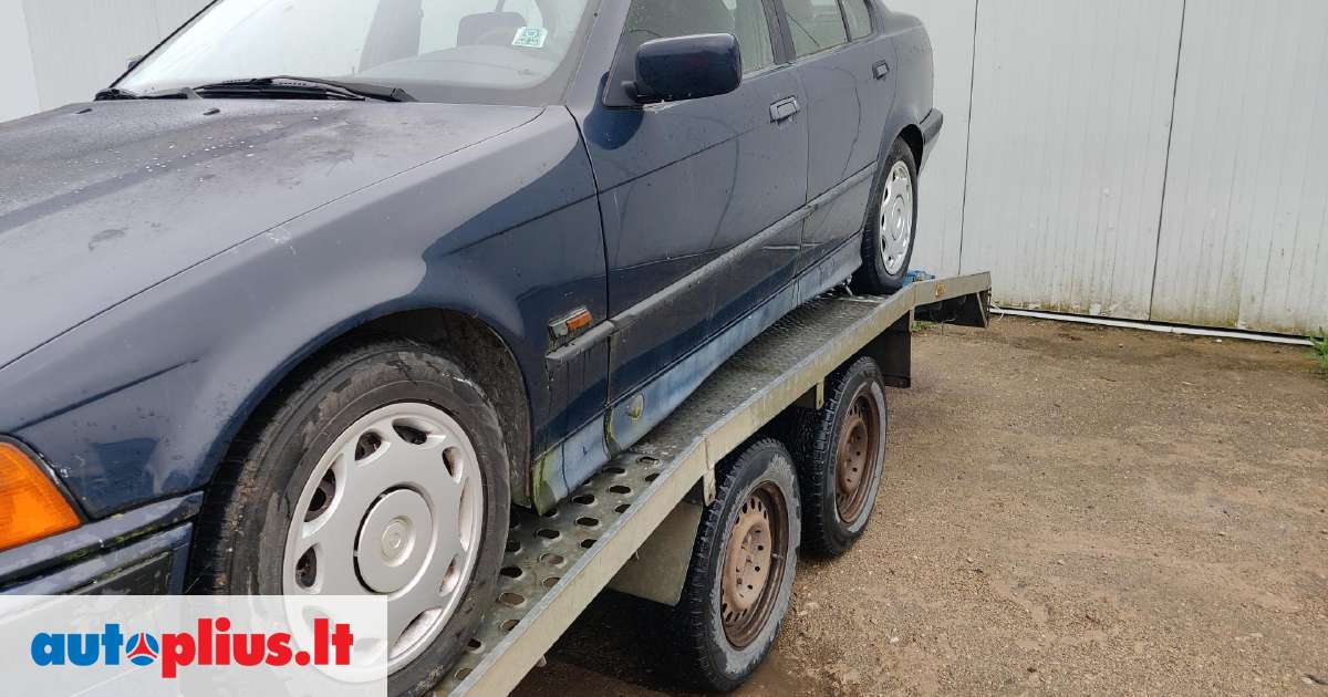 BMW 325 dalimis. Kėbulas ir kėbulo dalys nesupuvusios 1994-08 m ...