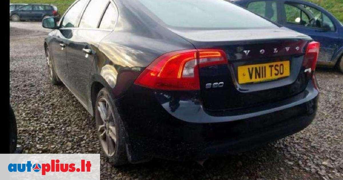 Volvo S60 Yv1fs84a1b2055170 kebulo spalva black sapphire euro 5 dalių p ...