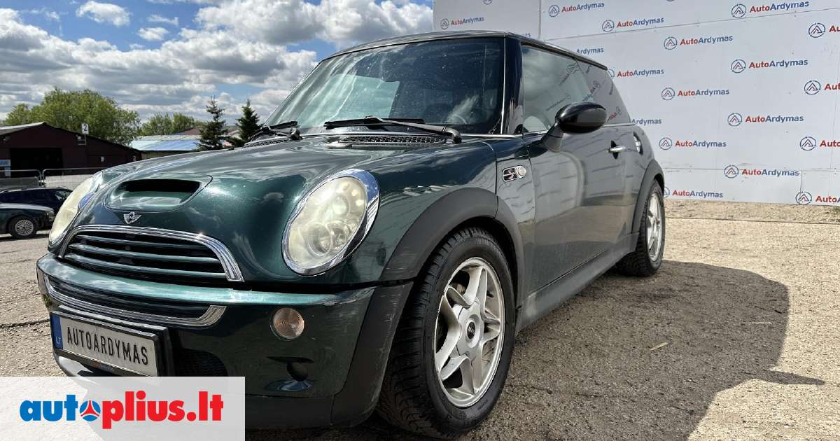 Mini Cooper S Mini r53 cooper s 2002m 120kw dalimis pradėtas ardyti ...