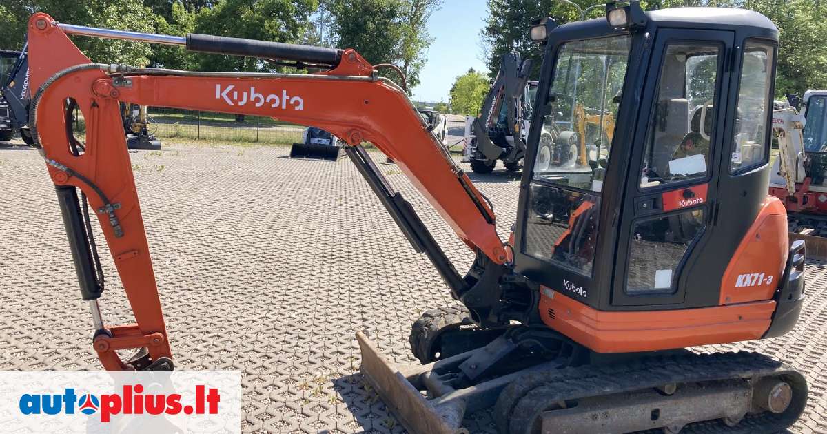 Kubota KX 71-3, mini ekskavatoriai 2011 m., | A23081764