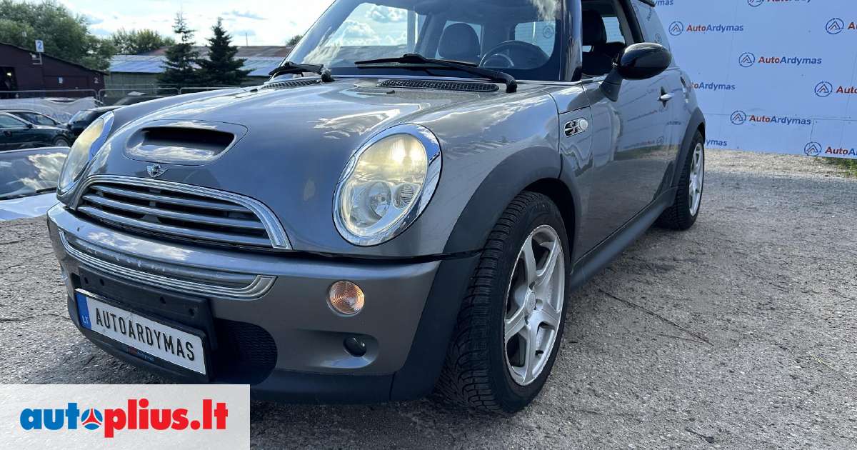 Mini Cooper S Mini r53 cooper s 2003m 120kw dalimis pradėtas ardyti ...