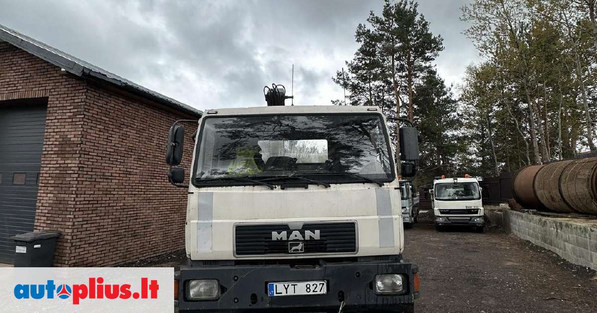 MAN 18-264, dumpers with crane 1997-11 m., | A26186776