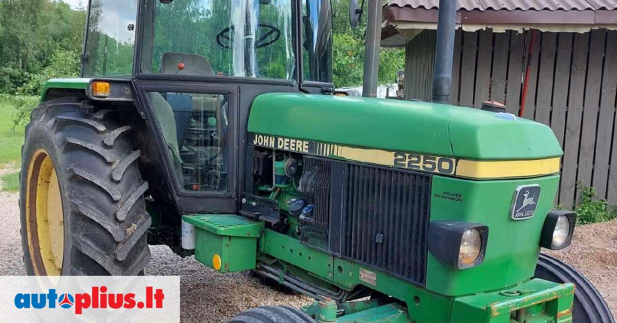 John Deere 2250, traktoriai 1987-10 m., | A26239794
