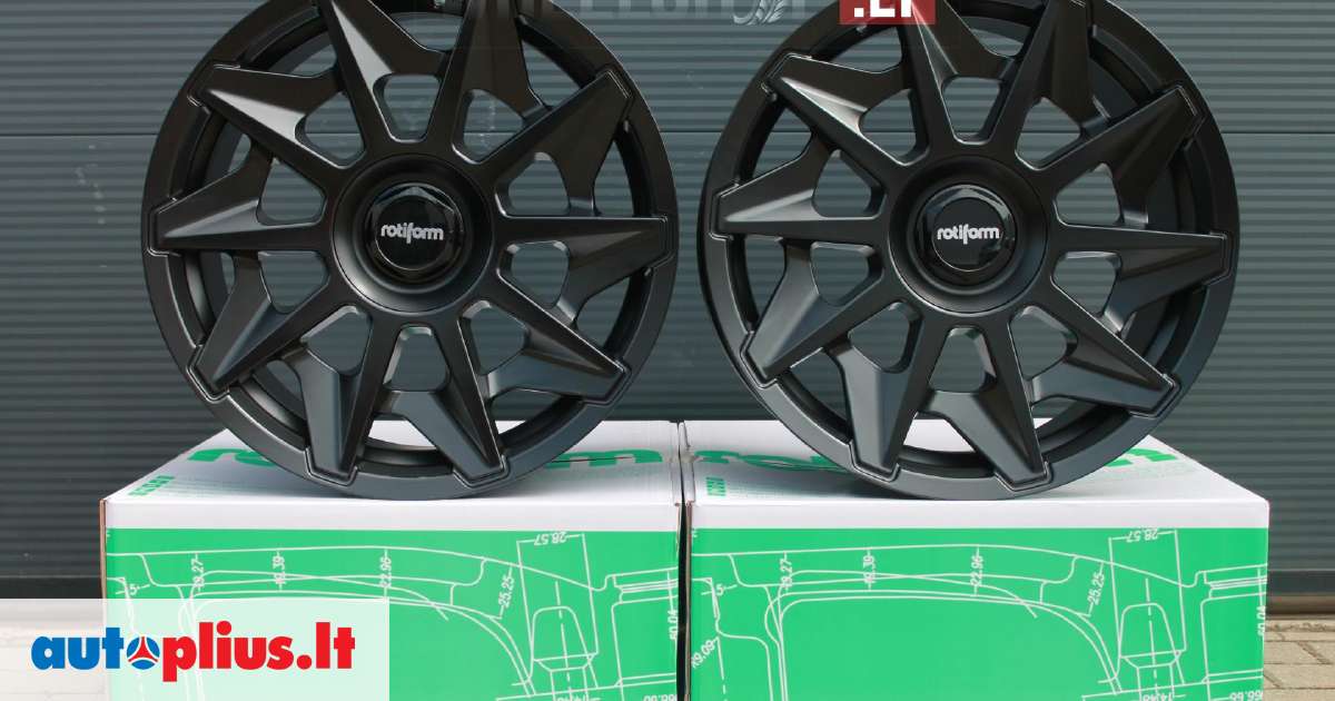 Rotiform R129 CVT Matt black PD, lengvojo lydinio, R19 | A26245252
