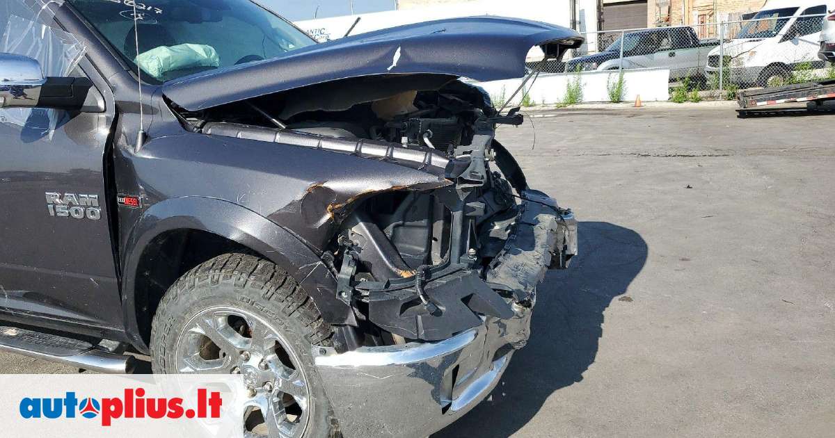Dodge Ram Laramei komplektacija gazus salonas maza rida 2018 m ...