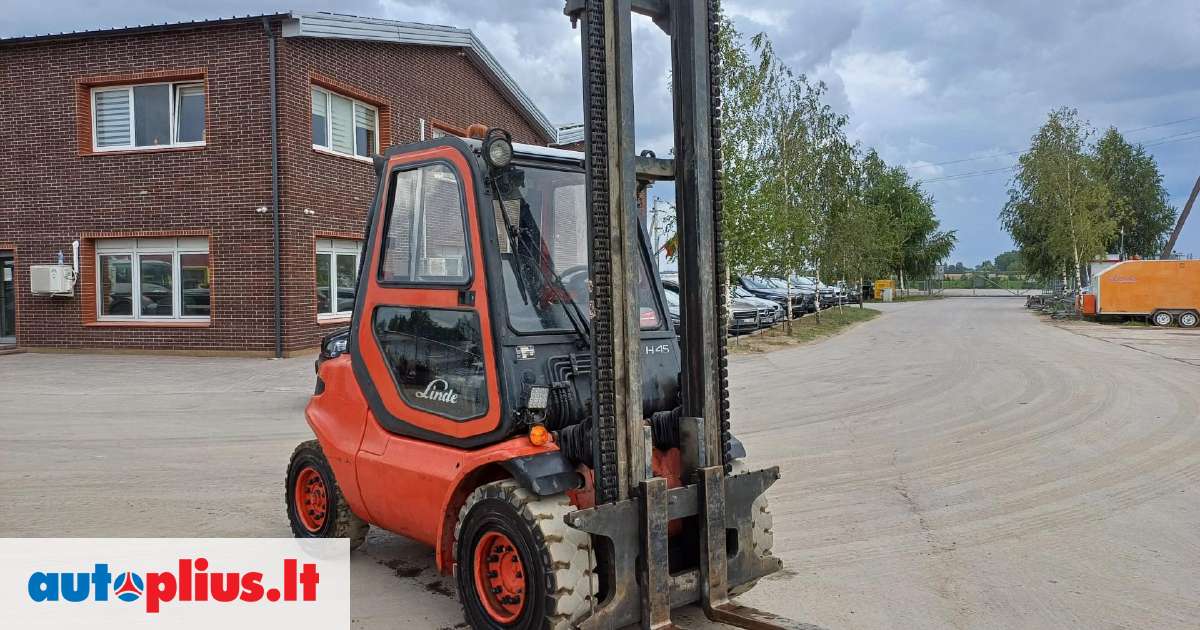 Linde H45 D, šakiniai krautuvai 2007 m., | A26323588