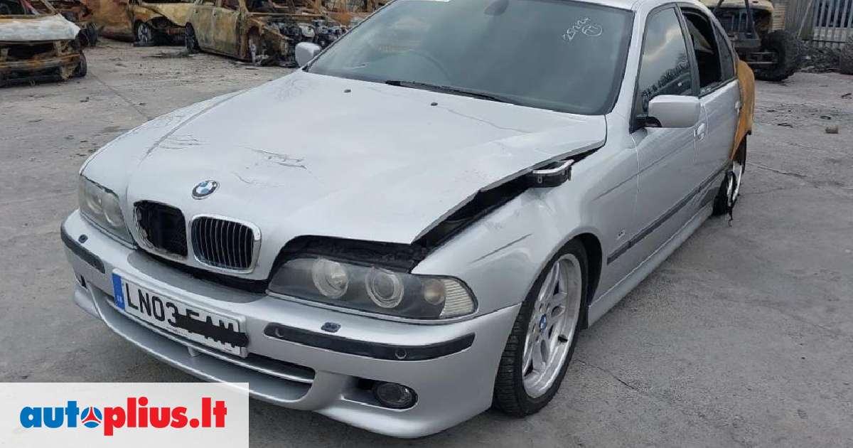 BMW 530 Bmw 530d e39 142kw automatas spalva 354 7 titansilber metallic ...