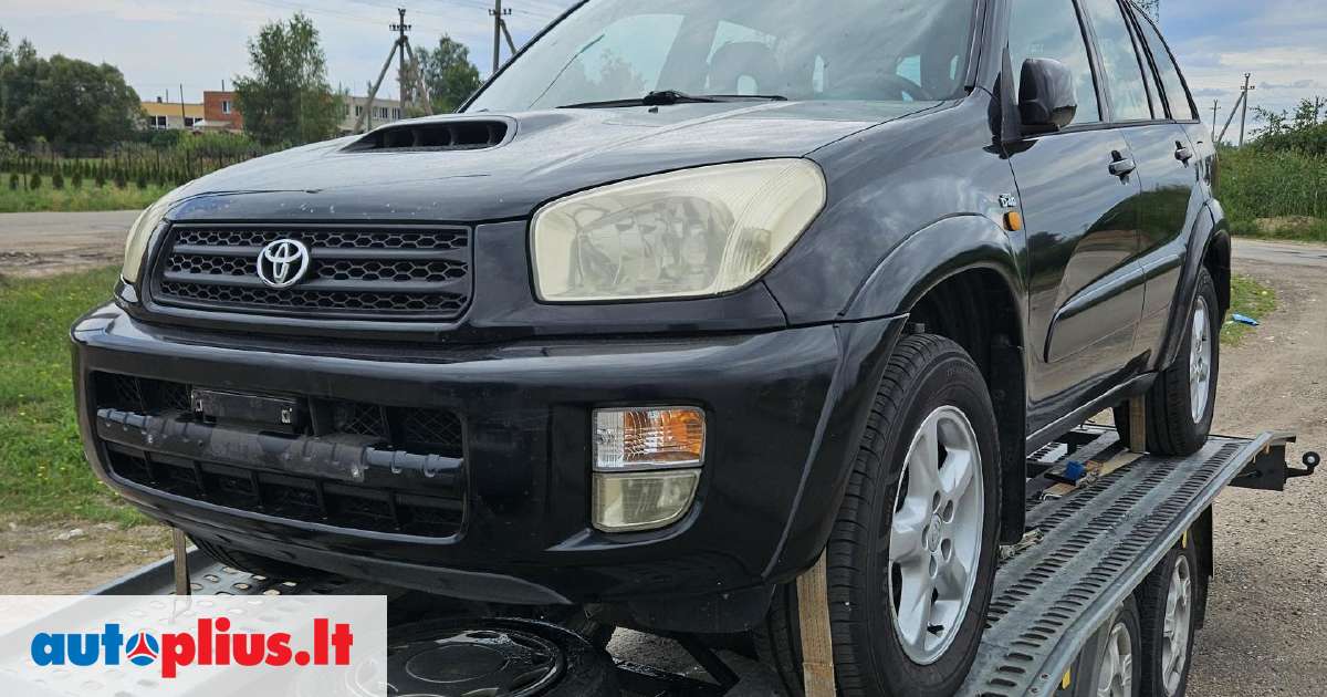 Toyota RAV4 Ardomas automobilis dalimis 2002-04 m., | A26445890