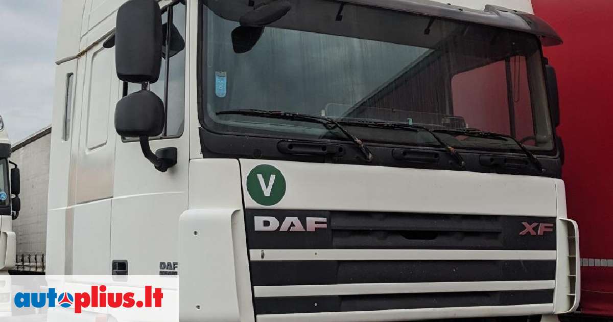 DAF XF 95 105 85, vilkikai 2004 m., | A3891292